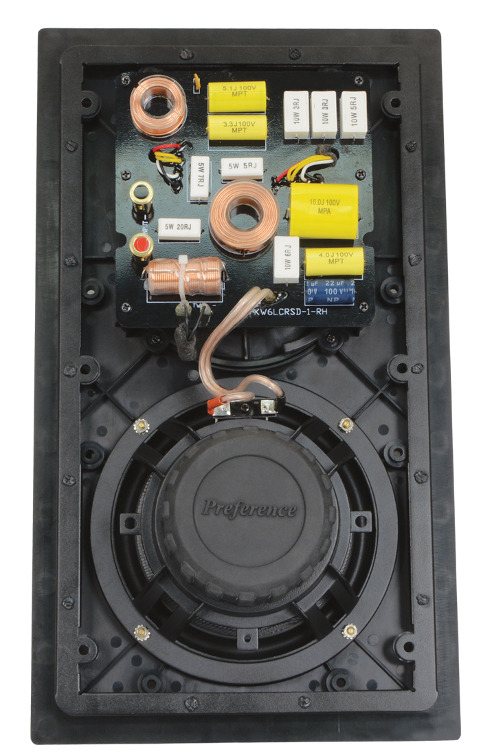 In-Wall Frameless LCRS Loudspeaker | K-W6LCRSd | Preference Audio